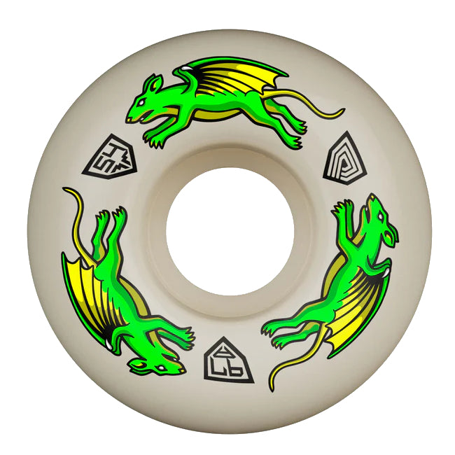 POWELL PERALTA DRAGON FORMULA NANO RAT V4 WIDE 97A 54MM – Skateboards ...